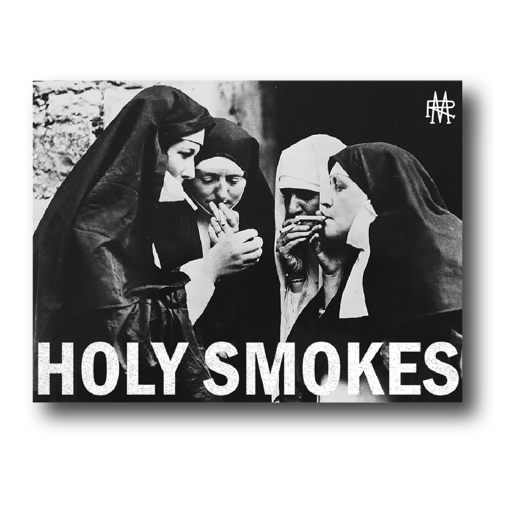 Holy Smokes Sticker | MONKROCK | Get into the habit! | Catholic Gifts ...
